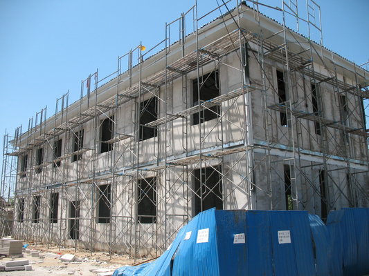 Light Weight Concrete Prefabricated House , EPS Cement Sandwich Panel Homes
