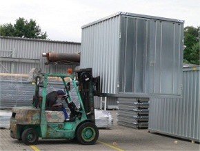 Portable Light Steel Storage Sheds Rustproof For Outdoor CE & SGS