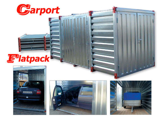 Portable Light Steel Storage Sheds Rustproof For Outdoor CE & SGS