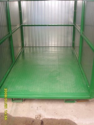 Folding Steel Storage Sheds Waterproof , Shipping Container House