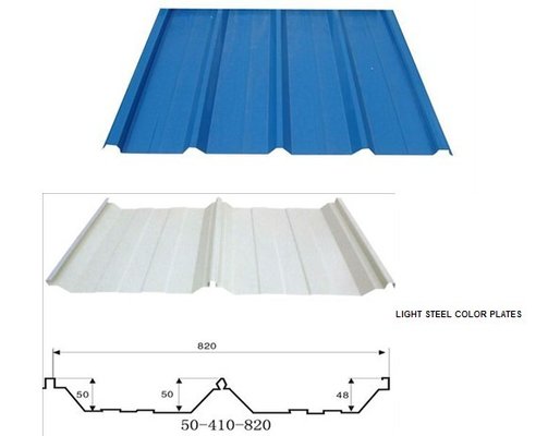 Galvanized Corrugated Color Steel Sheet With Waterproof , Fire Insulation