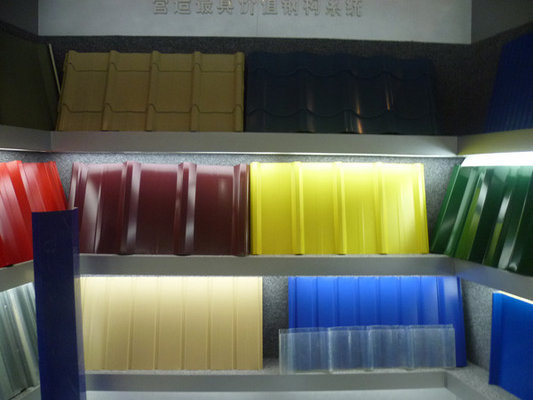 Galvanized Corrugated Color Steel Sheet With Waterproof , Fire Insulation