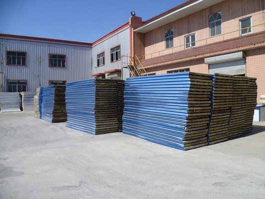 White Insulated Sandwich Panels , Fireproof Rock Wool Sandwich Panel