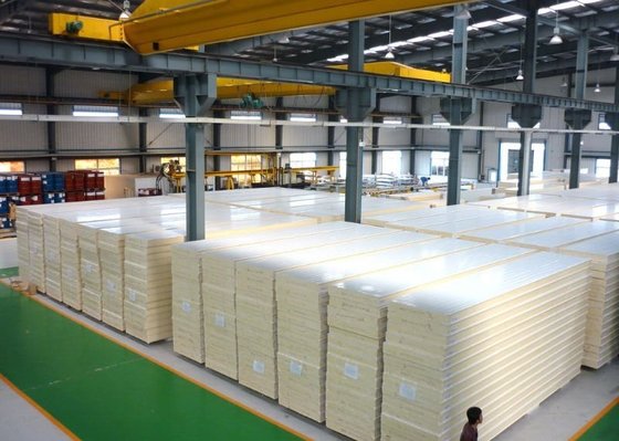 PU Insulated Sandwich Panels With Color Galvanized Steel Sheet