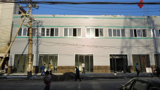 Energy Saving Prefabricated Steel Buildings For Warehouse , Workshop