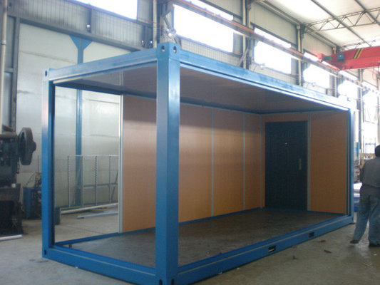 Folding Steel Mobile Prefab Modular Homes Fireproof For Warehouse