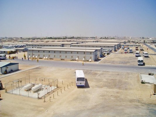 One-Storey Prefabricated Accommodation With Light Steel Structure