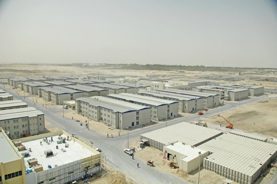 Light Steel Prefabricated Accommodation , Durable Prefab House Building