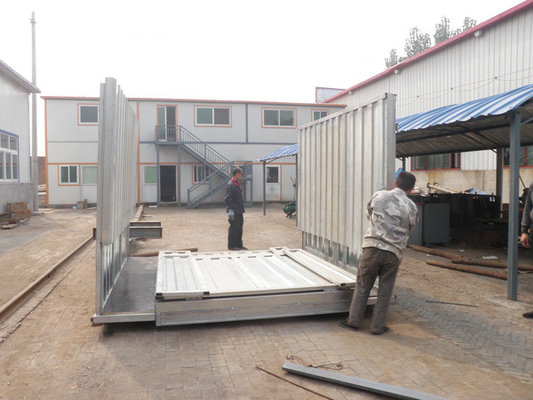 Economic Steel Storage Sheds , Galvanized Storage Container House