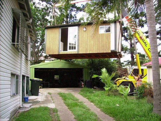 White Mobile Portable Modular Homes , Sloping Roof House CE & SGS
