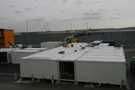Residential Mobile Modular Homes Prefabricated Steel Frame Windproof