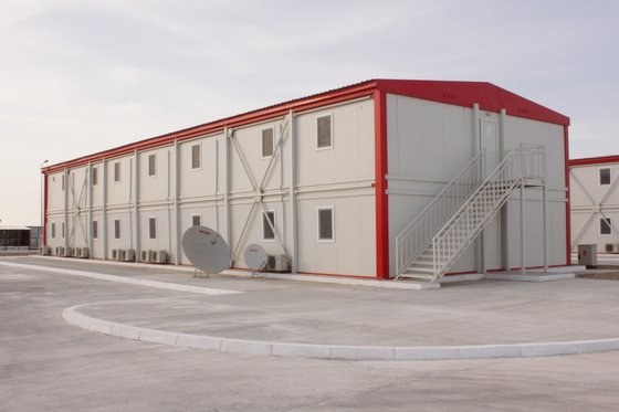 Color Steel Mobile Modular Homes , Luxury Holiday Container House