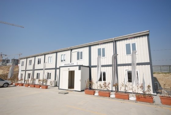 Galvanized Steel Mobile Modular Homes , Small Prefab House