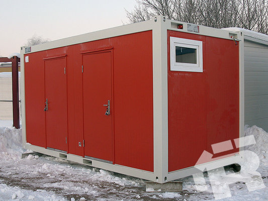 Folding Steel Mobile Prefab Modular Homes Fireproof For Warehouse