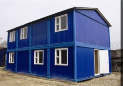 Folding Steel Mobile Prefab Modular Homes Fireproof For Warehouse