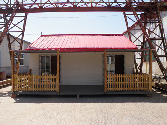 Prefabricated Light Steel Structure House , Luxury Modern Prefab House And Villa