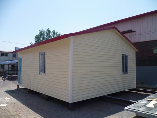 Durable Reusable Prefabricated House Anti-Rust With Color And Veranda Option