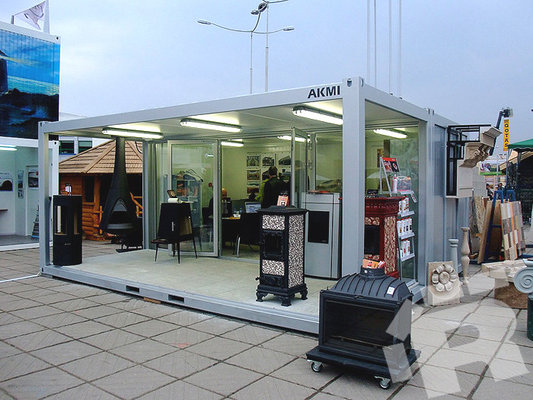 Light Steel Mobile Modular Homes , Portable Movable Storage Unit