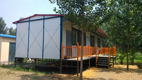 One / Three Storey Prefabricated Accommodation With Light Steel Frame And Sandwich Panels