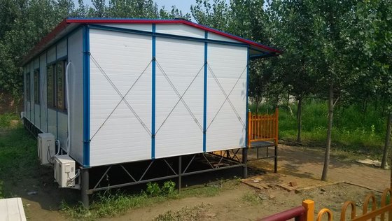 One / Three Storey Prefabricated Accommodation With Light Steel Frame And Sandwich Panels