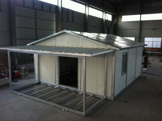 Safe Anti-rust Galvanized Light Steel Structure Villa With Color Steel Sandwich Panel