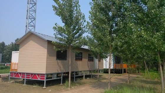 Color Durable Light Steel Structure Villa Sandwich Panel For Permanent Living