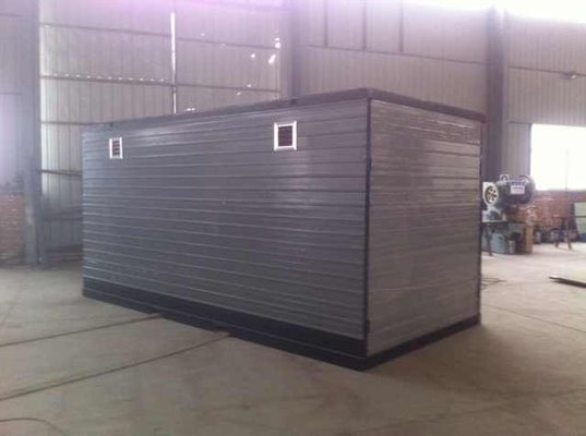 Customized Design Foldable Steel Storage Sheds With Two Shipping Container Doors