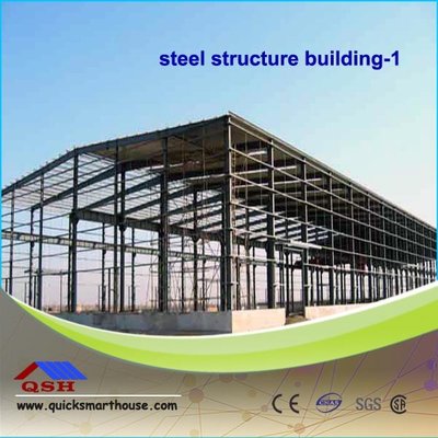 Light Steel Prefabricated Steel Buildings High Strength For Workshop / Warehouse