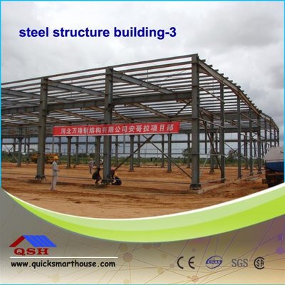 Light Steel Prefabricated Steel Buildings High Strength For Workshop / Warehouse