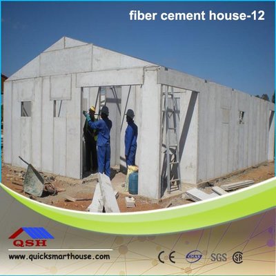 Lightweight Durable Concrete Prefabricated House For Permanent Living With Cement Sandwich Panel
