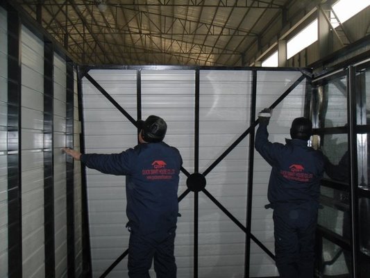 Galvanized Corrugated Steel Storage Sheds For Outdoor Anti-Rust