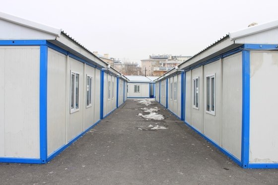 Skidding or Tralier Portable Modular Homes , Affordable Prefab Steel Houses