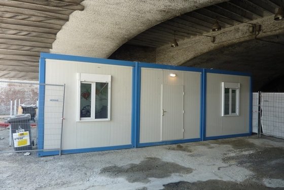 Skidding or Tralier Portable Modular Homes , Affordable Prefab Steel Houses