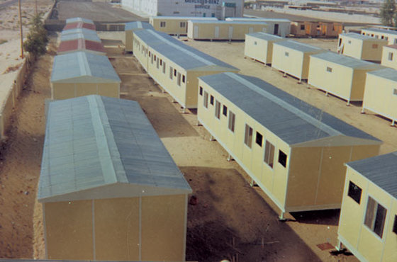 Sandwich Panel Mobile Modular Homes , Connected Base Modular Movable House