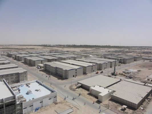 Two-storey Prefabricated Accommodation Site For Labor Housing