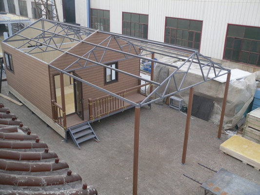 Economical Light Steel Structure House , Modern and Small Homes For Renting