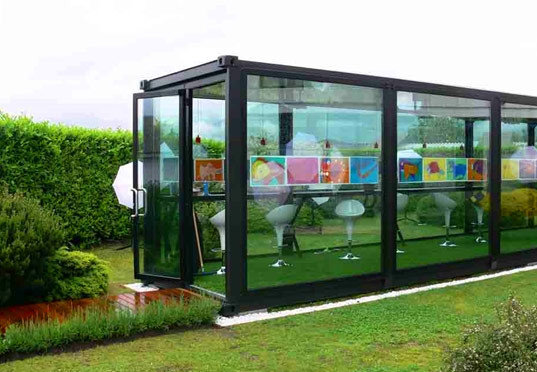 Customized Mobile Folding Container House , Modified Camping Housing