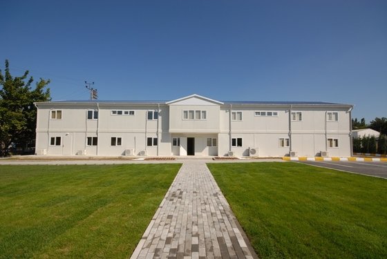 Prefabricated Accommodation , Sandwich Panel Prefabricated Dormitory Building