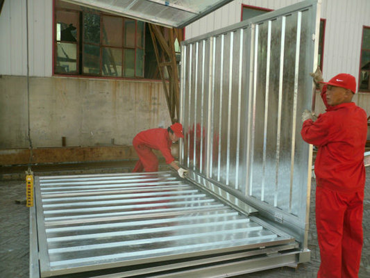 Folding Steel Storage Sheds Waterproof with Different Sizes And Designs