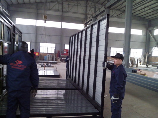 Folding Steel Garage Buildings 16ft For Container Site Office