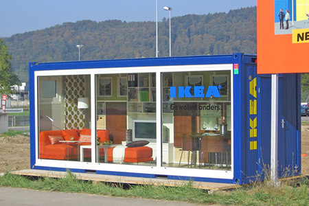 Small Folding Container House Kit , Portable Prefabricated Guest House
