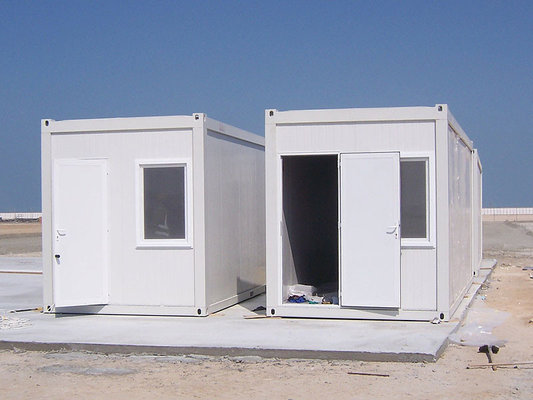 Movable Prefabricated Folding Container House Portable With Galvanized Q235 Steel