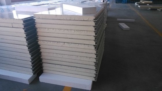 PU Waterproof Insulated Sandwich Panels Galvanized Steel Sheet , Fire Insulation