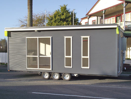 Mobile Prefabricated Portable Modular Homes Relocatable For Offices