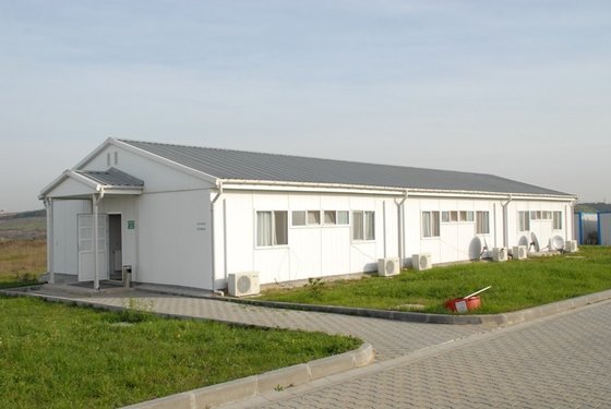 Transportable Prefabricated Accommodation Units , Light Steel Structure Movable Labor House