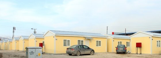 Transportable Prefabricated Accommodation Units , Light Steel Structure Movable Labor House