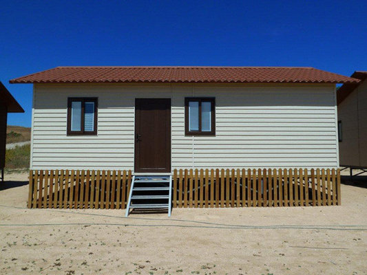 Strong Mobile Light Steel Structure Villa , SIP Structure Metal Building