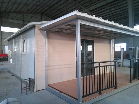 Strong Mobile Light Steel Structure Villa , SIP Structure Metal Building