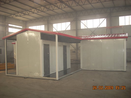 Durable Light Steel Structure Villa Flexible With EPS / PU Sandwich Panel