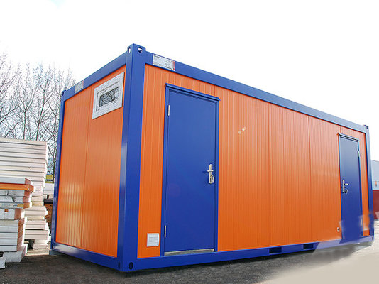 Galvanized Folding Container House , 40ft Prefab Portable Luxury Prefab Homes